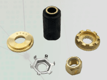 Polaflex Mercury Propeller Hub Kit models with 1 1/4" engine shaft; 19 ...