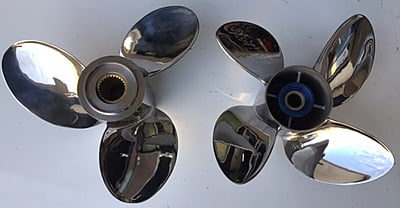 Volvo Dual Stainless Steel Propeller Set Front and Rear (A series)